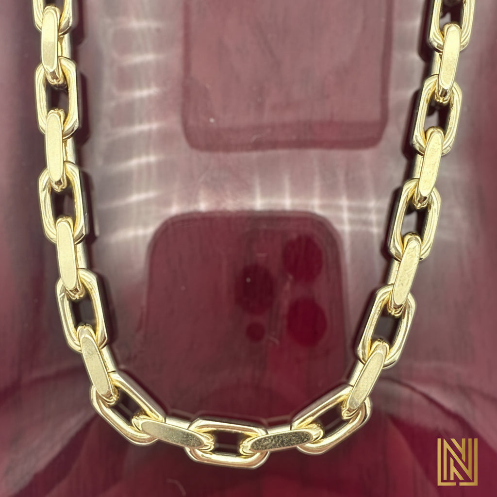 5mm 14k Yellow Gold Solid Anchor Link Chain – LINX New York